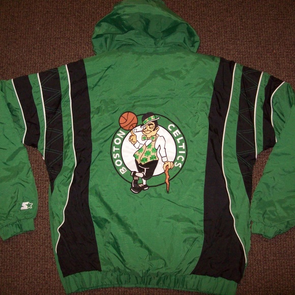 STARTER FALL 2019 | Jackets & Coats | Boston Celtics Starter Half Zip ...